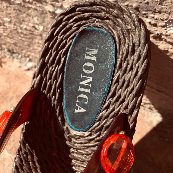 Monica | Shoes | Vintage Monica Beaded Sandals Size 5 | Poshmark